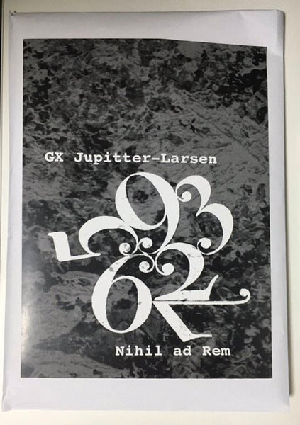 GX Jupiter-Larsen - Nihil ad Rem(4FD) – CUI_TUI-E discs&tapes